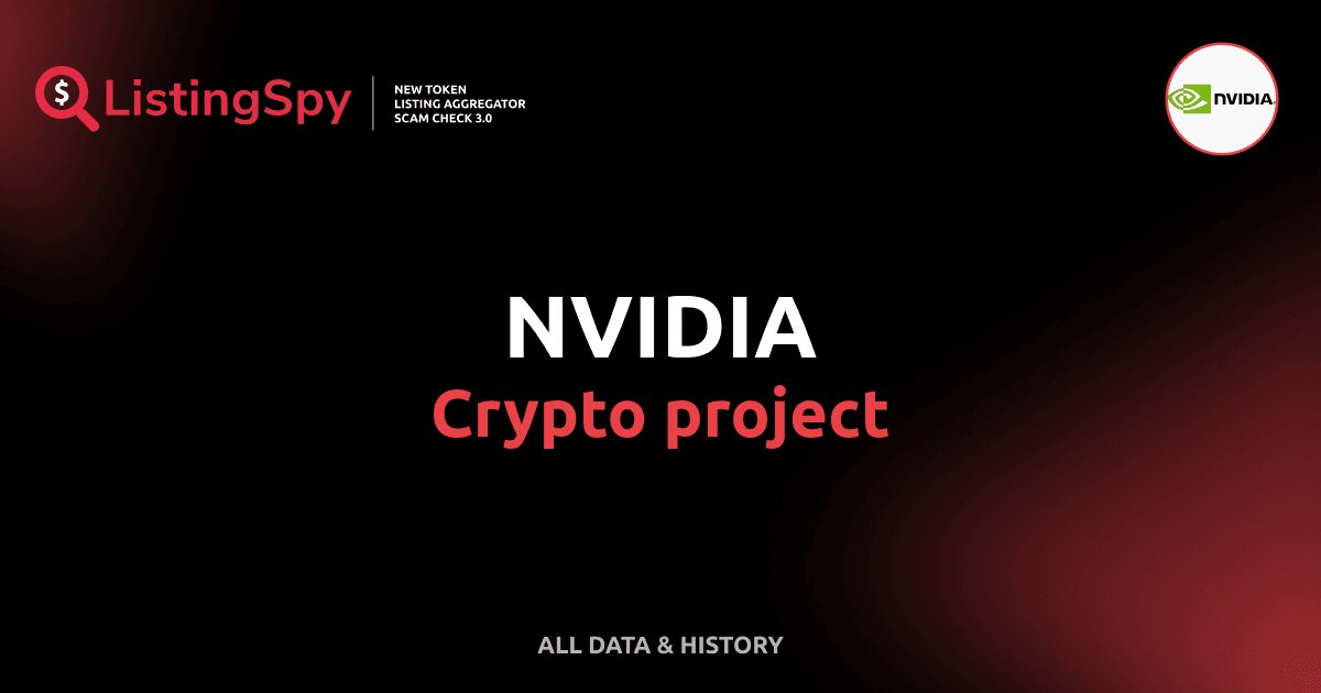 NVIDIA crypto project: NVDA token listings, events, analysis | ListingSpy