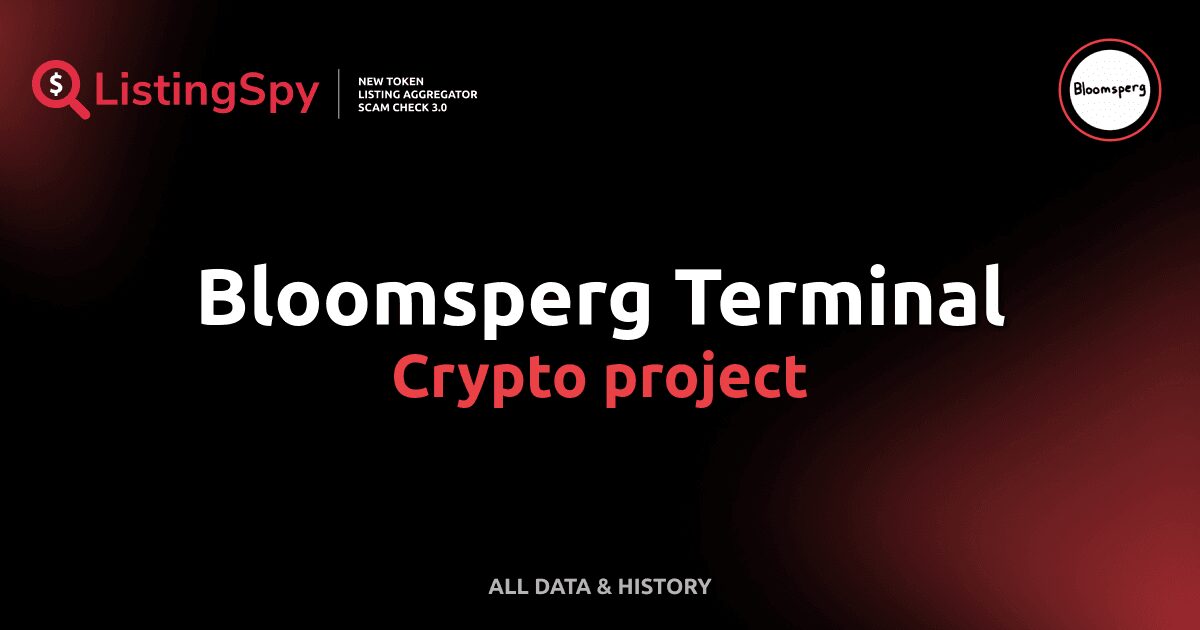 Bloomsperg Terminal crypto project: SPERG token listings, events ...