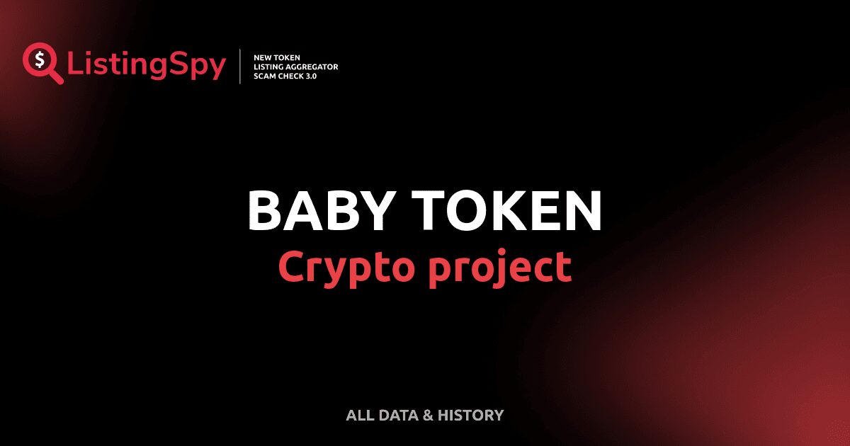 BABY TOKEN crypto project: BABY token listings, events, analysis ...