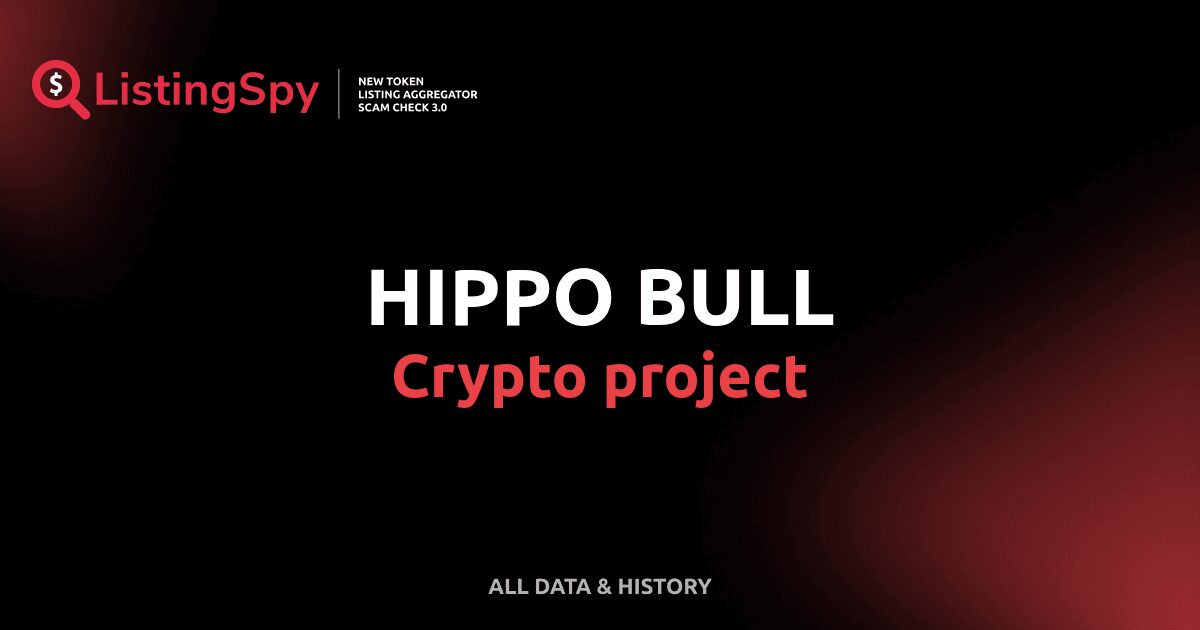 HIPPO BULL crypto project: HIB token listings, events, analysis ...