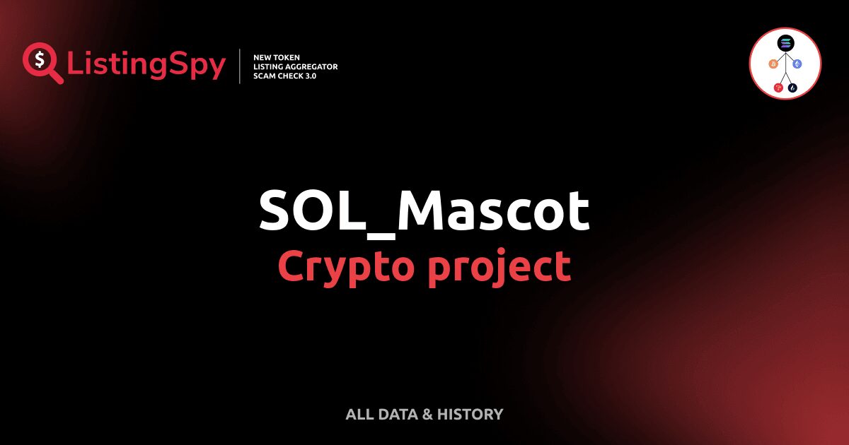 SOL_Mascot crypto project: Smascot token listings, events, analysis ...