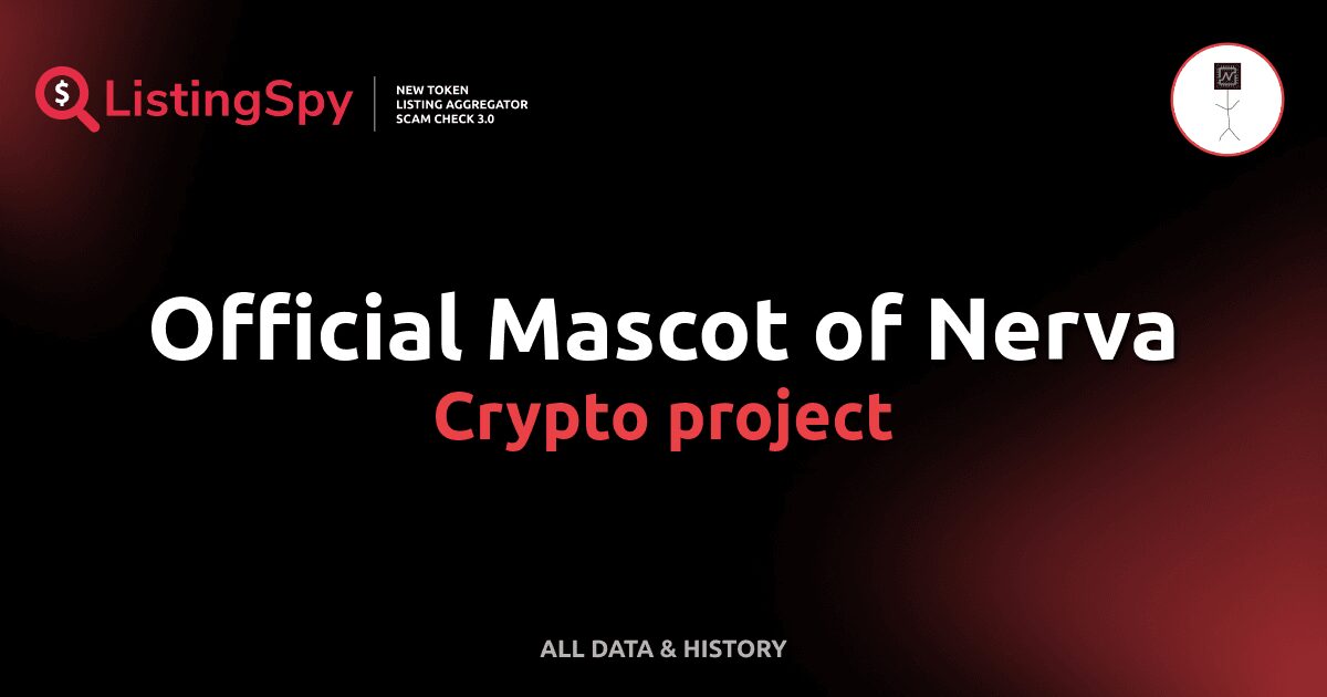 Official Mascot of Nerva crypto project: NERVA token listings, events ...