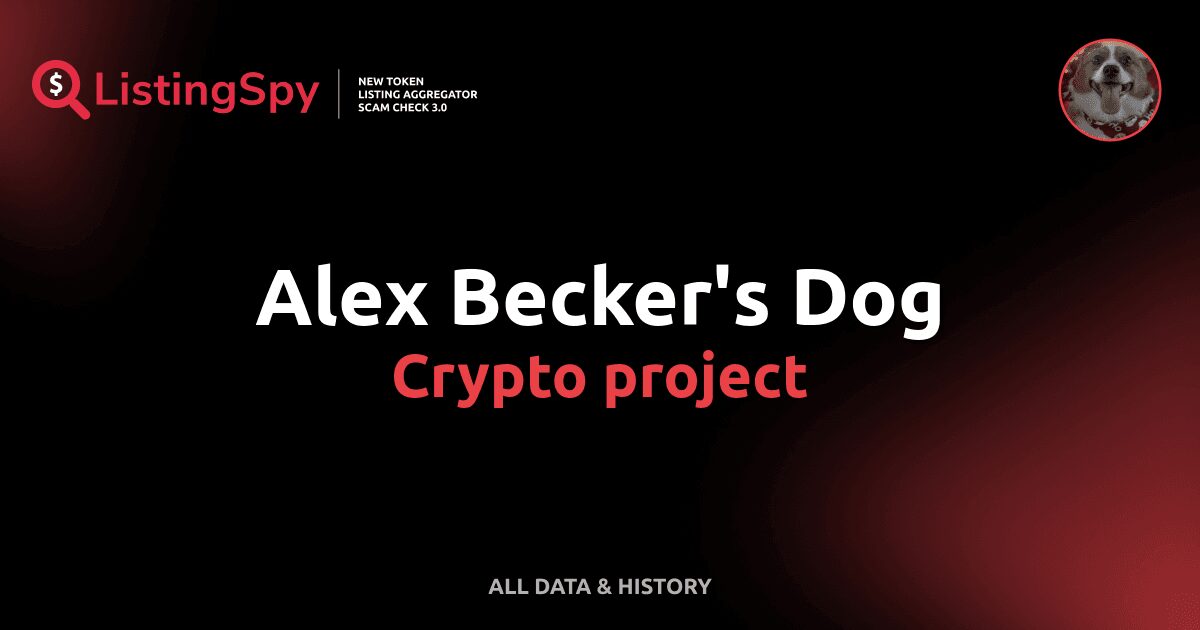Alex Becker's Dog crypto project: Scoot token listings, events ...