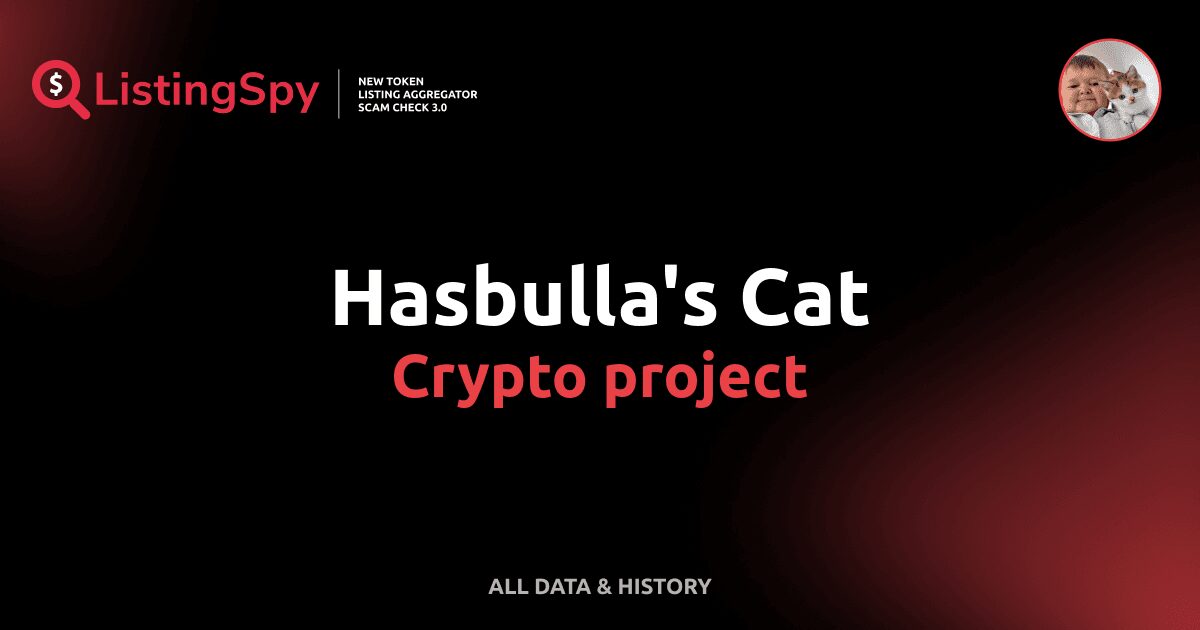 Hasbulla's Cat crypto project: BARSIK token listings, events, analysis ...