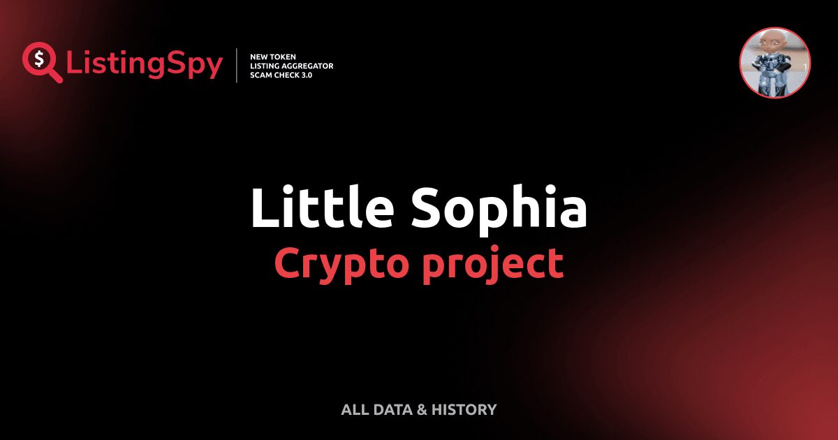 Little Sophia crypto project: LILSOPHIA token listings, events ...