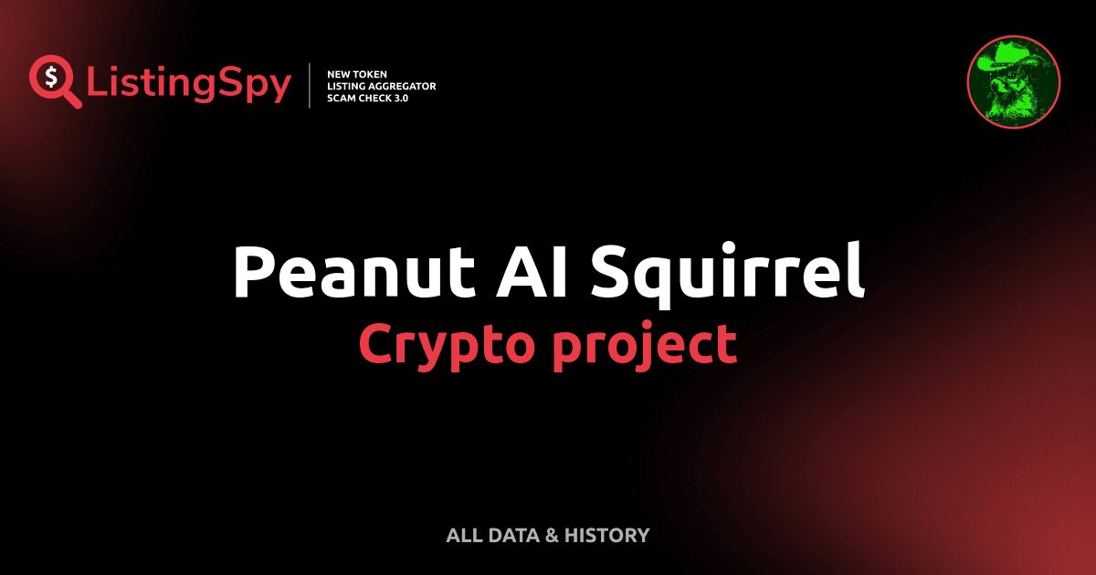 Peanut AI Squirrel crypto project: PNUTAI token listings, events ...