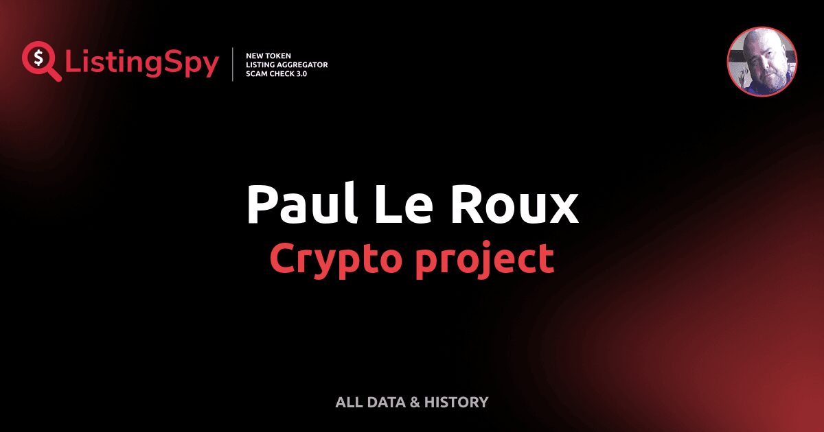 Paul Le Roux crypto project: ROUX token listings, events, analysis ...