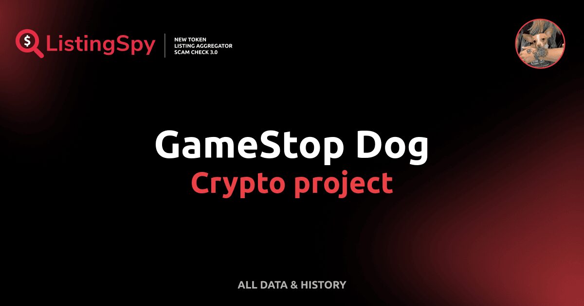 GameStop Dog crypto project: VLAD token listings, events, analysis ...