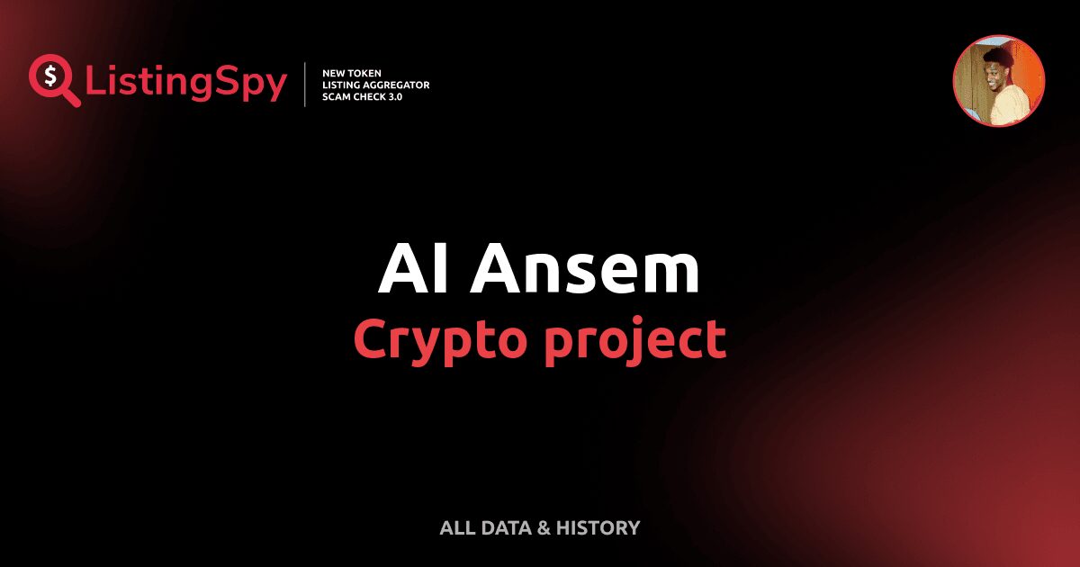 AI Ansem crypto project: AISEM token listings, events, analysis | ListingSpy