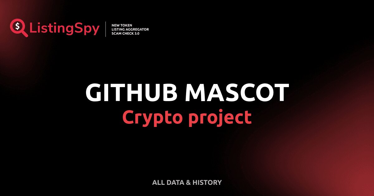 GITHUB MASCOT crypto project: OCTOCAT token listings, events, analysis ...