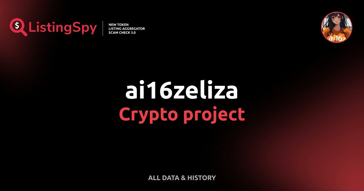 ai16zeliza crypto project: ELIZA token listings, events, analysis ...