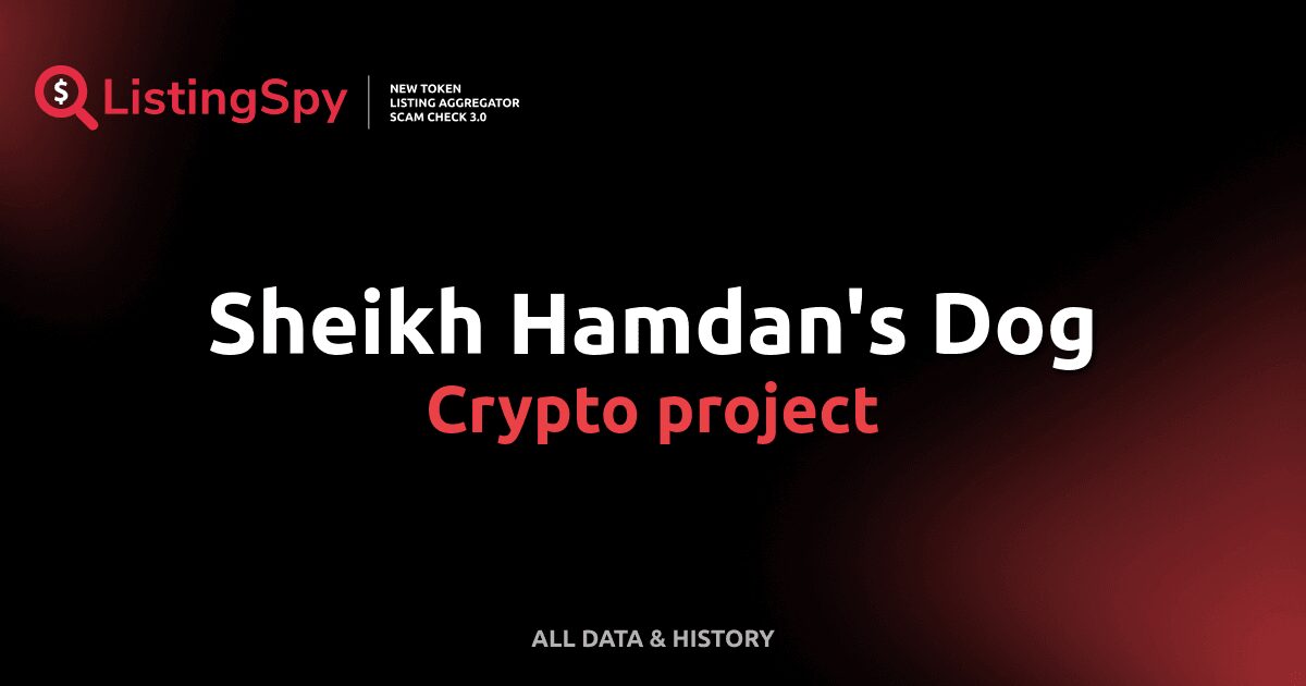 Sheikh Hamdan's Dog crypto project: Grace token listings, events ...