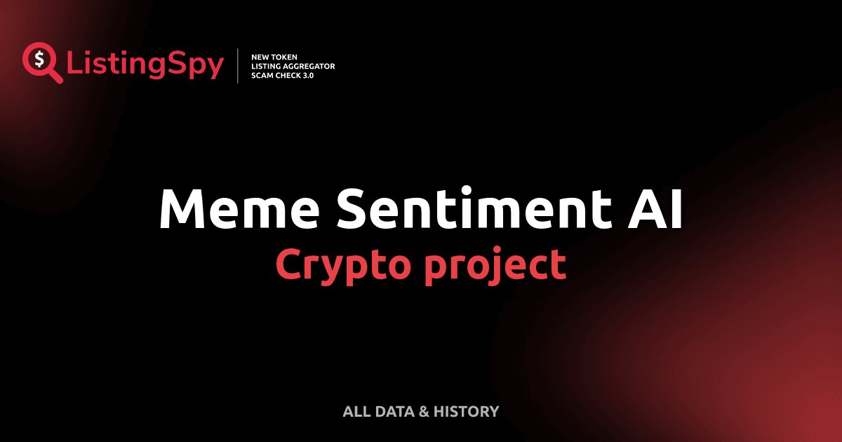 Meme Sentiment AI crypto project: MSAI token listings, events, analysis ...