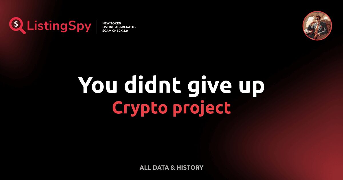 You didnt give up crypto project: Imagine token listings, events, analysis | ListingSpy