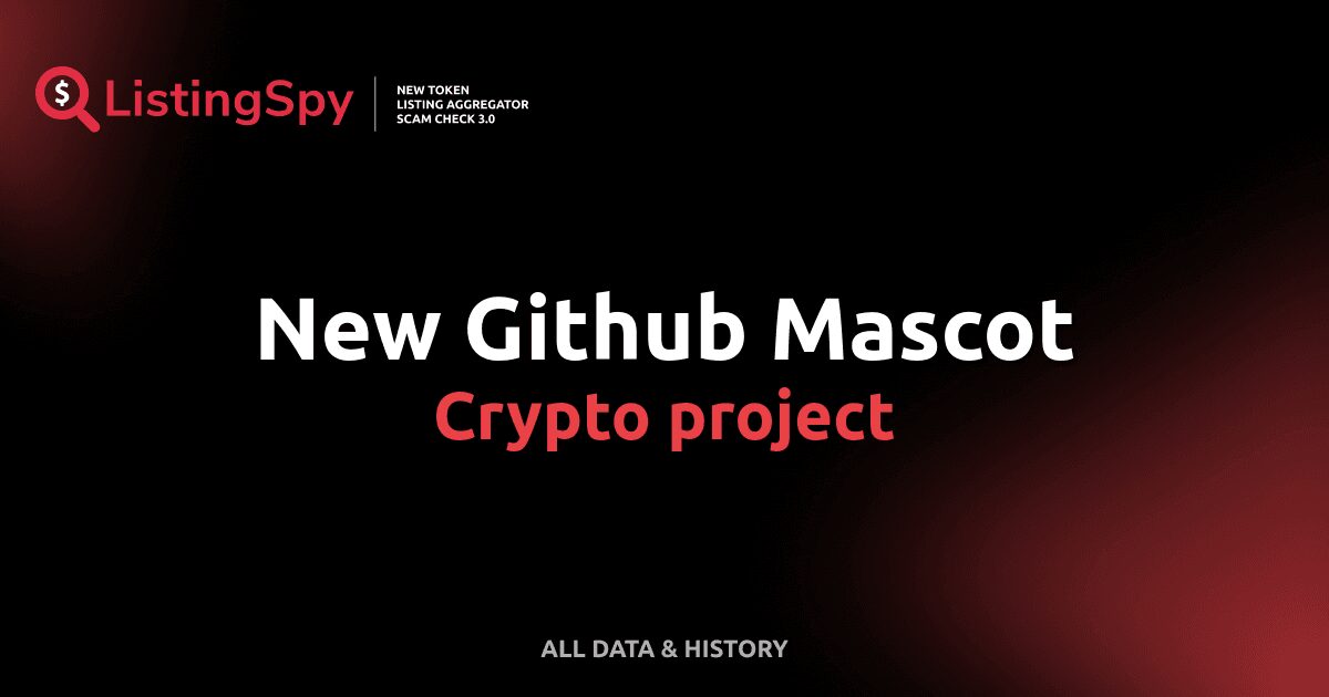 New Github Mascot crypto project: MONA token listings, events, analysis ...