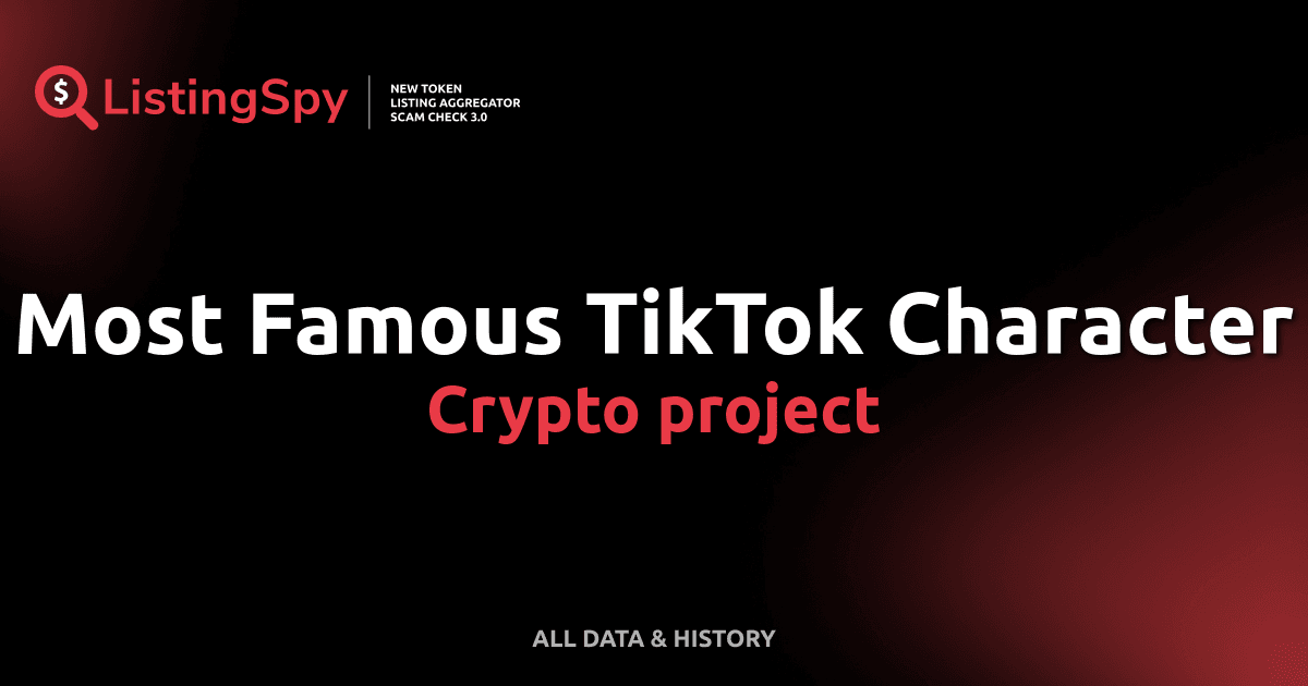 Most Famous TikTok Character crypto project: SANS token listings ...