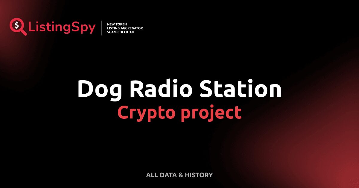 Dog Radio Station crypto project: DOGGYFM token listings, events ...