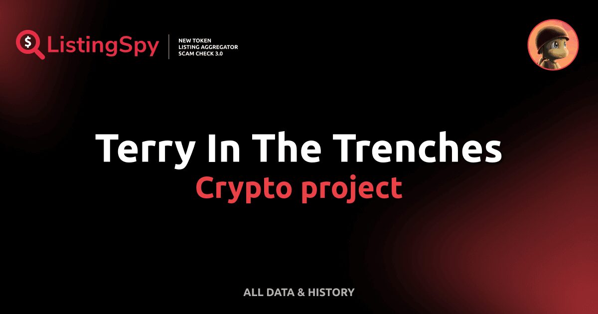 Terry In The Trenches crypto project: TERRY token listings, events ...