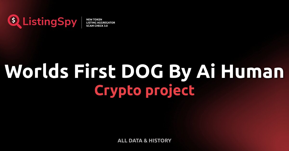 Worlds First DOG By Ai Human crypto project: BUB token listings, events ...