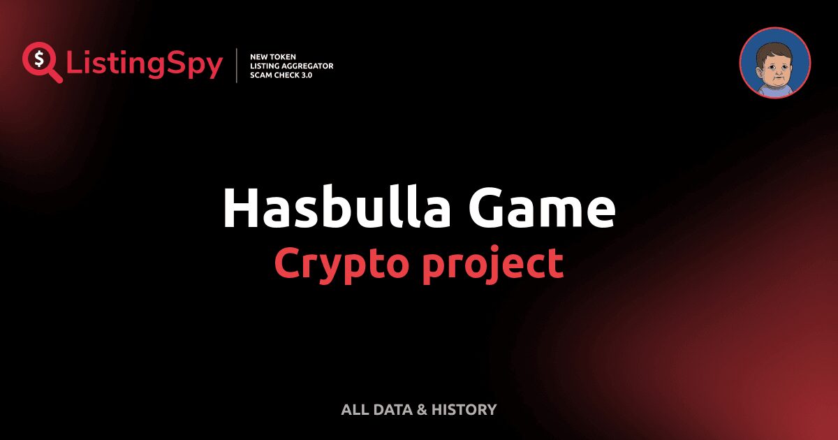 Hasbulla Game crypto project: HASBULL token listings, events, analysis ...