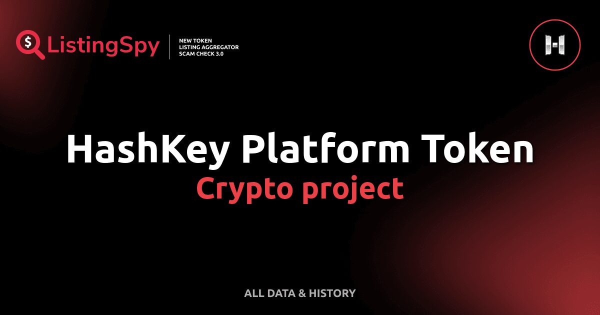 HashKey Platform Token crypto project: HSK token listings, events, analysis | ListingSpy
