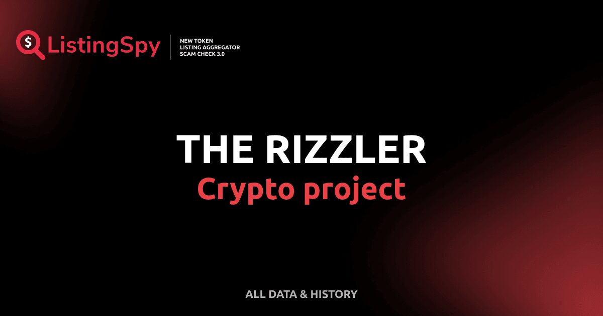 THE RIZZLER crypto project: RIZZ token listings, events, analysis ...