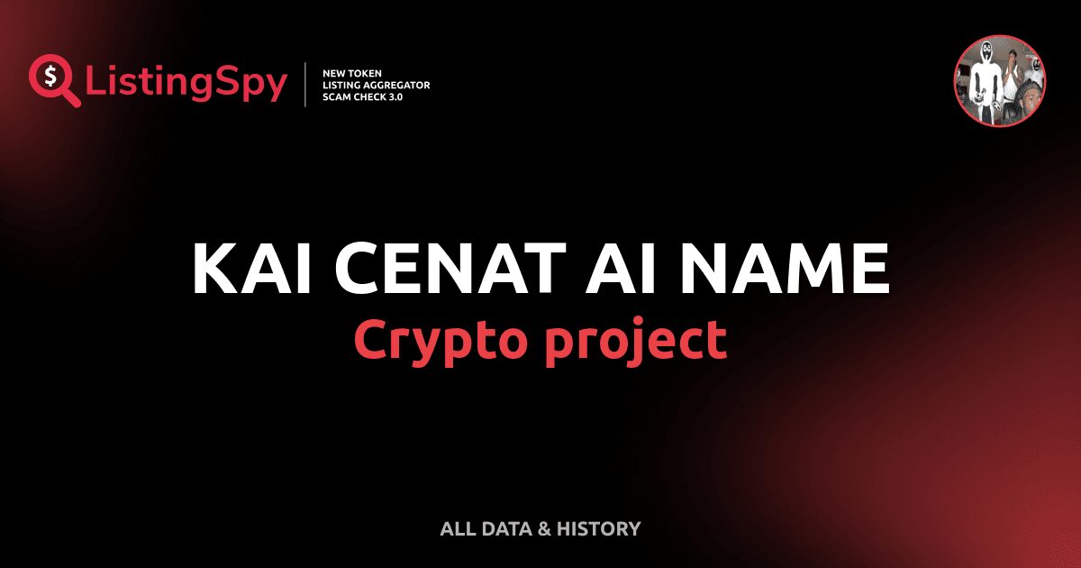 KAI CENAT AI NAME crypto project: NIGBOT token listings, events ...