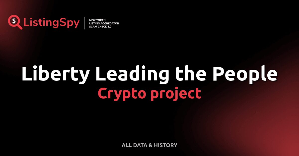 Liberty Leading the People crypto project: Liberty token listings ...
