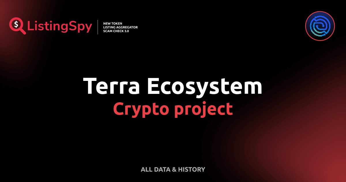 Terra Ecosystem crypto project: TERRA token listings, events, analysis ...