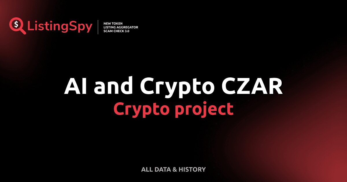 AI and Crypto CZAR crypto project: DAVID token listings, events, analysis | ListingSpy