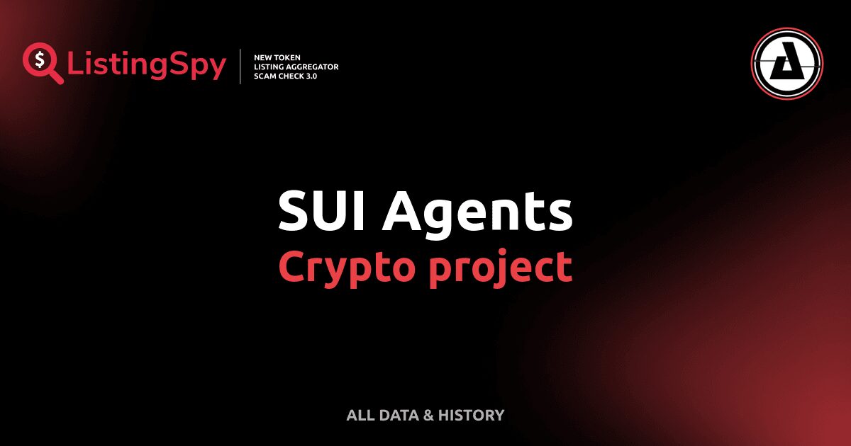 SUI Agents crypto project: $SUIAI token listings, events, analysis | ListingSpy