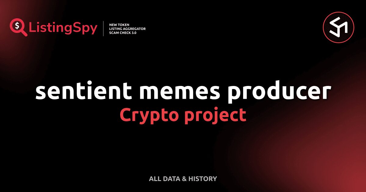 sentient memes producer crypto project: MEMETIC token listings, events ...