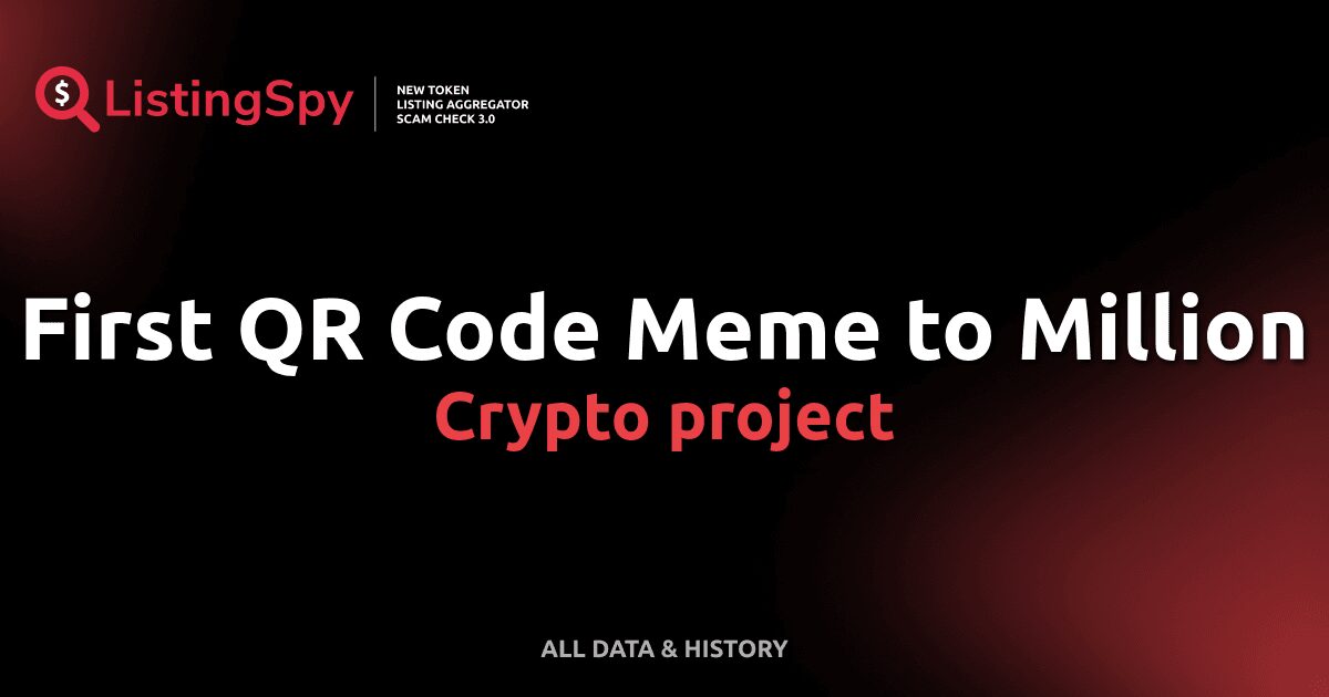 First QR Code Meme to Million crypto project: SCANIT token listings ...