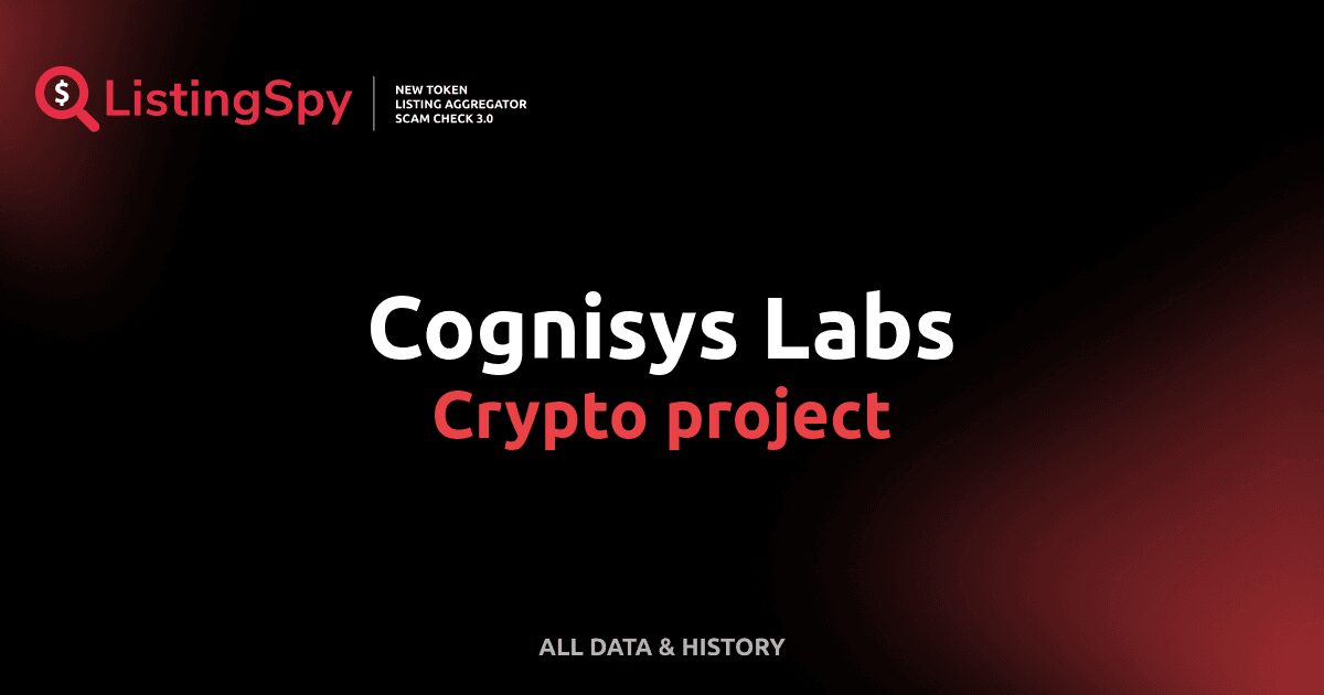 Cognisys Labs crypto project: ETHICS token listings, events, analysis | ListingSpy