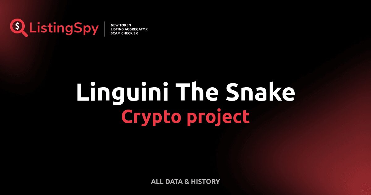 Linguini The Snake crypto project: LGUINI token listings, events ...