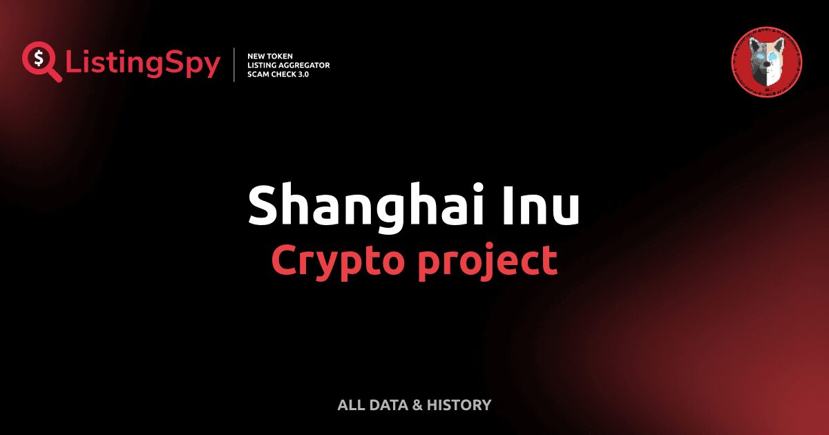 Shanghai Inu crypto project: SHANG token listings, events, analysis ...
