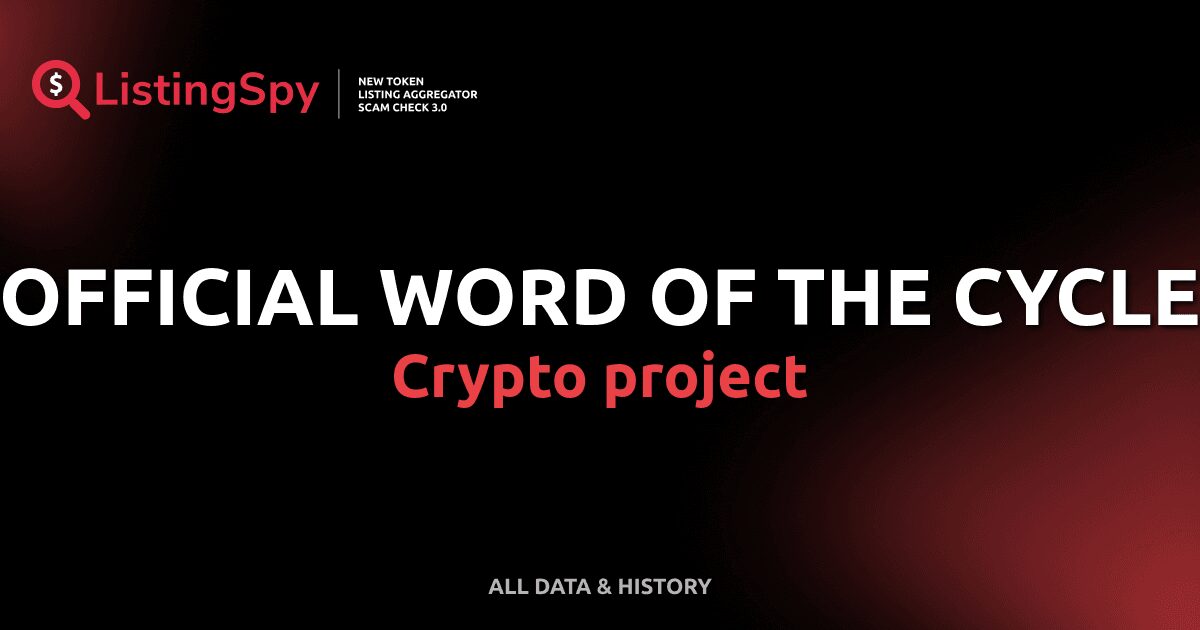 OFFICIAL WORD OF THE CYCLE crypto project: Mindshare token listings ...