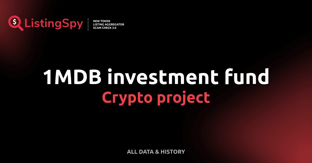 1MDB investment fund crypto project: JHOLOW token listings, events ...