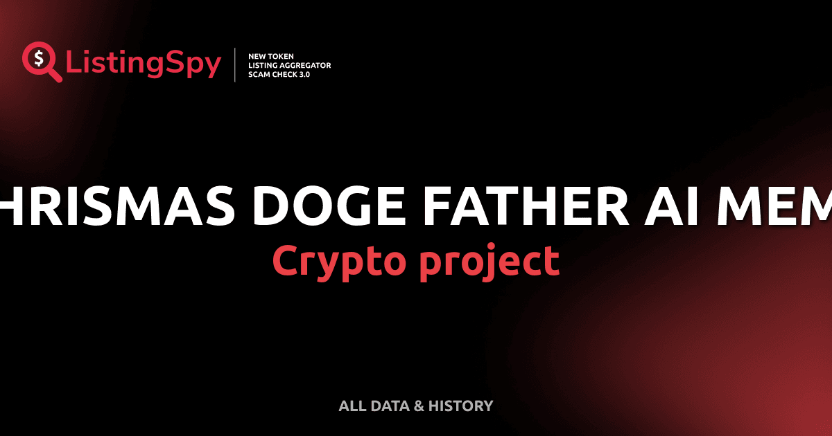 CHRISMAS DOGE FATHER AI MEME crypto project: DOGE AI token listings ...