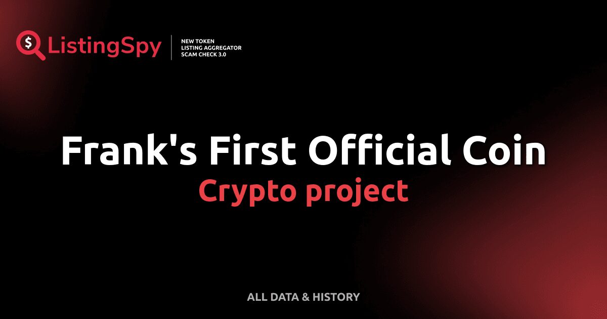 Frank's First Official Coin crypto project: Namecoin token listings ...