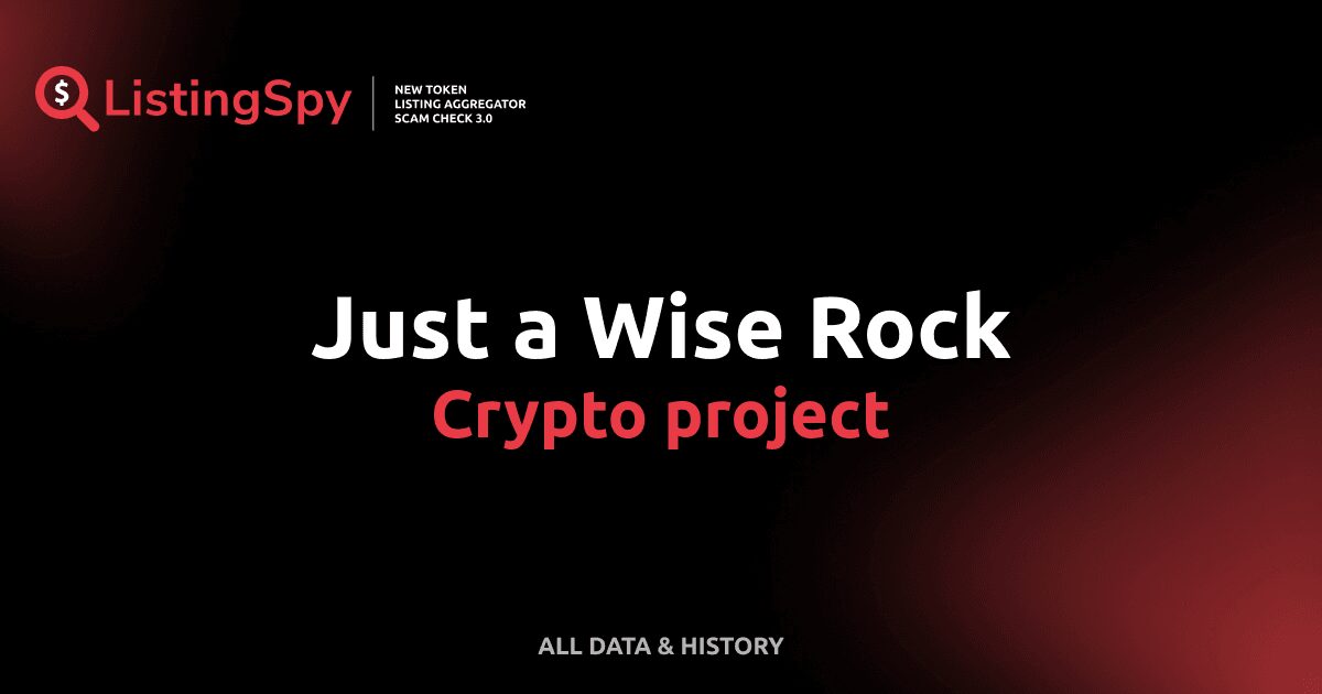 Just a Wise Rock crypto project: MoAI token listings, events, analysis | ListingSpy