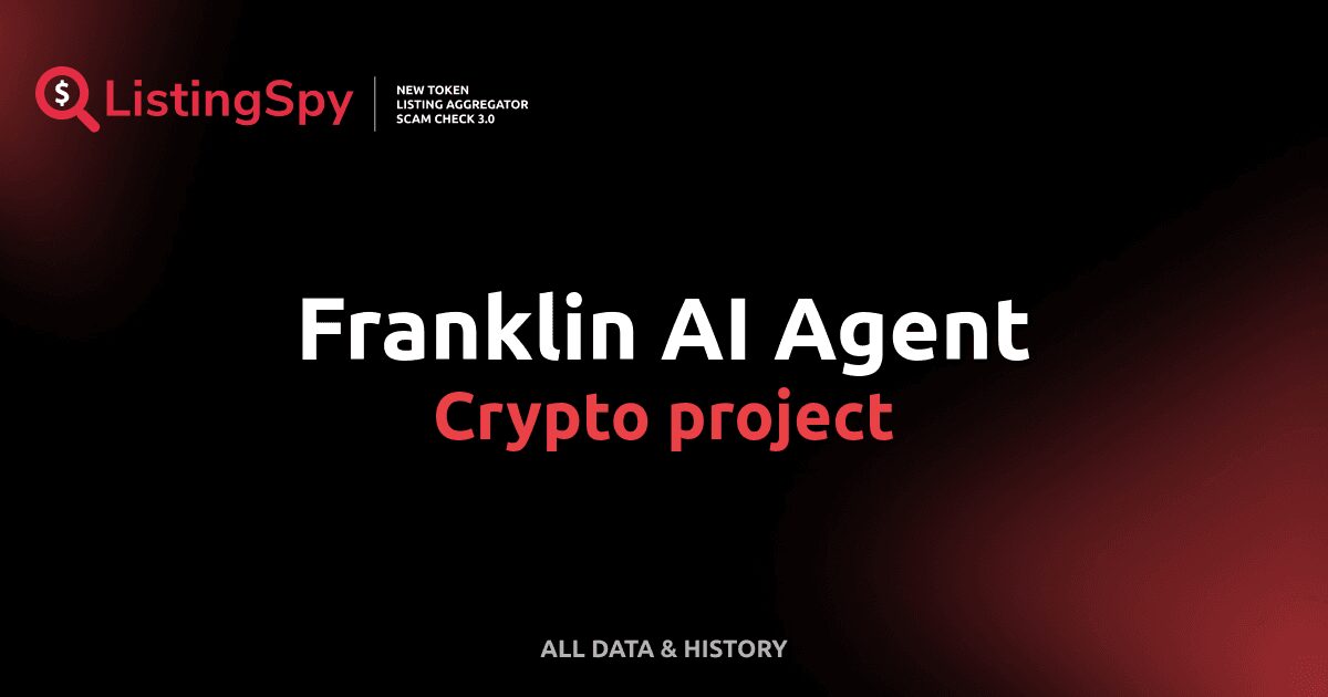 Franklin AI Agent crypto project: FRANKLIN token listings, events ...