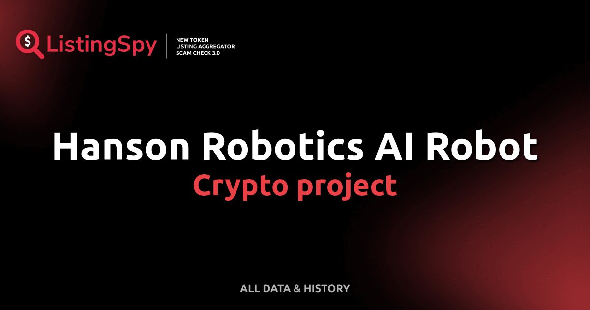 Hanson Robotics AI Robot crypto project: Sophia token listings, events ...