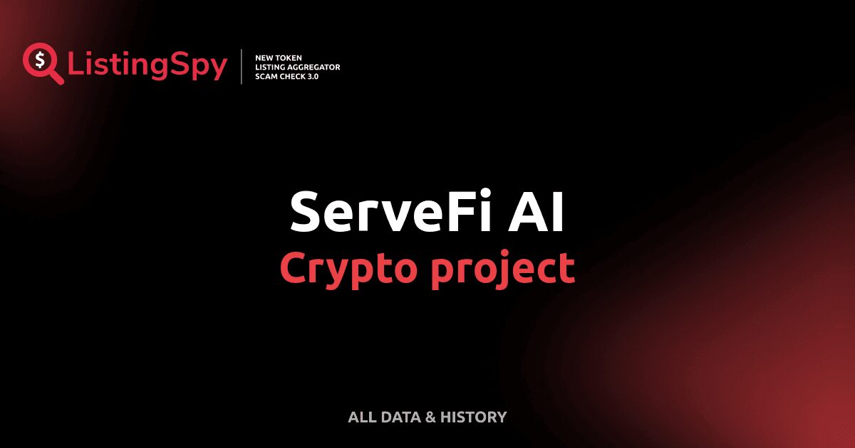 ServeFi AI crypto project: SEAI token listings, events, analysis ...