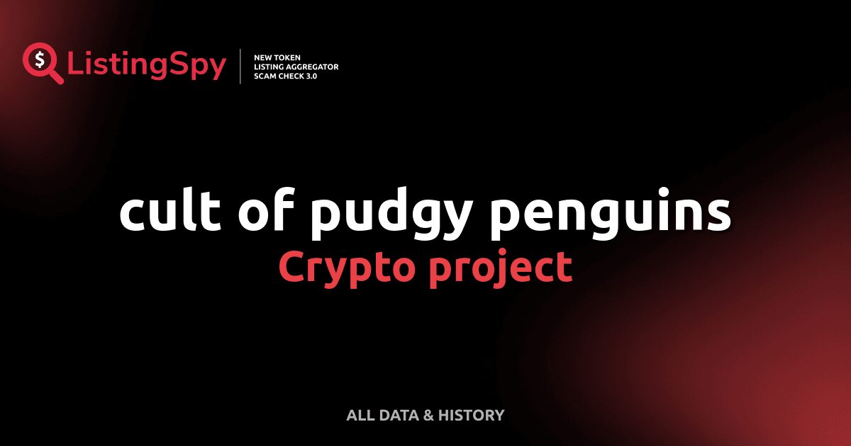 cult of pudgy penguins crypto project: riot token listings, events ...