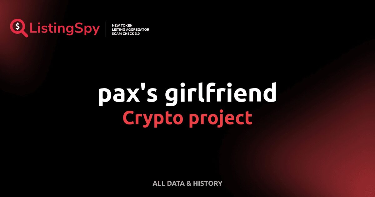 pax's girlfriend crypto project: $POLLY token listings, events ...