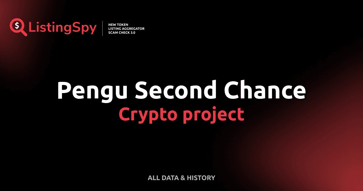 Pengu Second Chance crypto project: PENGU2 token listings, events ...