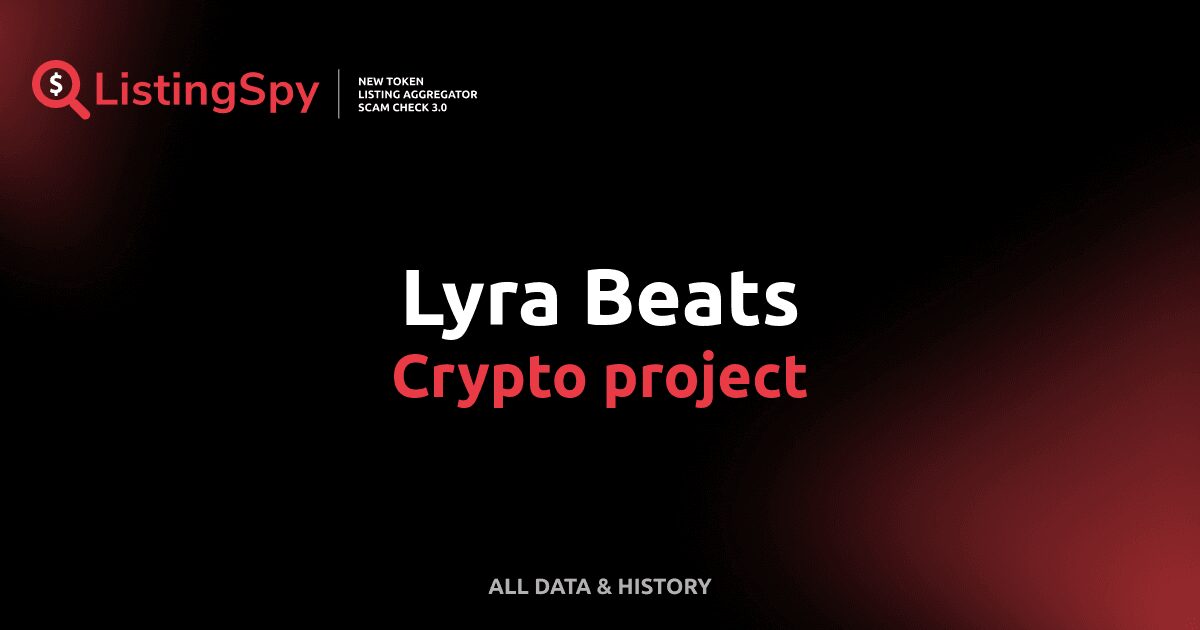 Lyra Beats crypto project: LYRA token listings, events, analysis ...