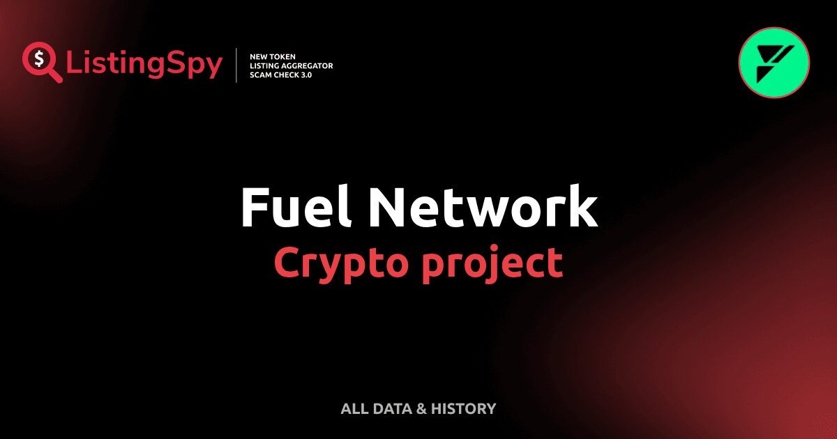 Fuel Network crypto project: FUEL token listings, events, analysis ...