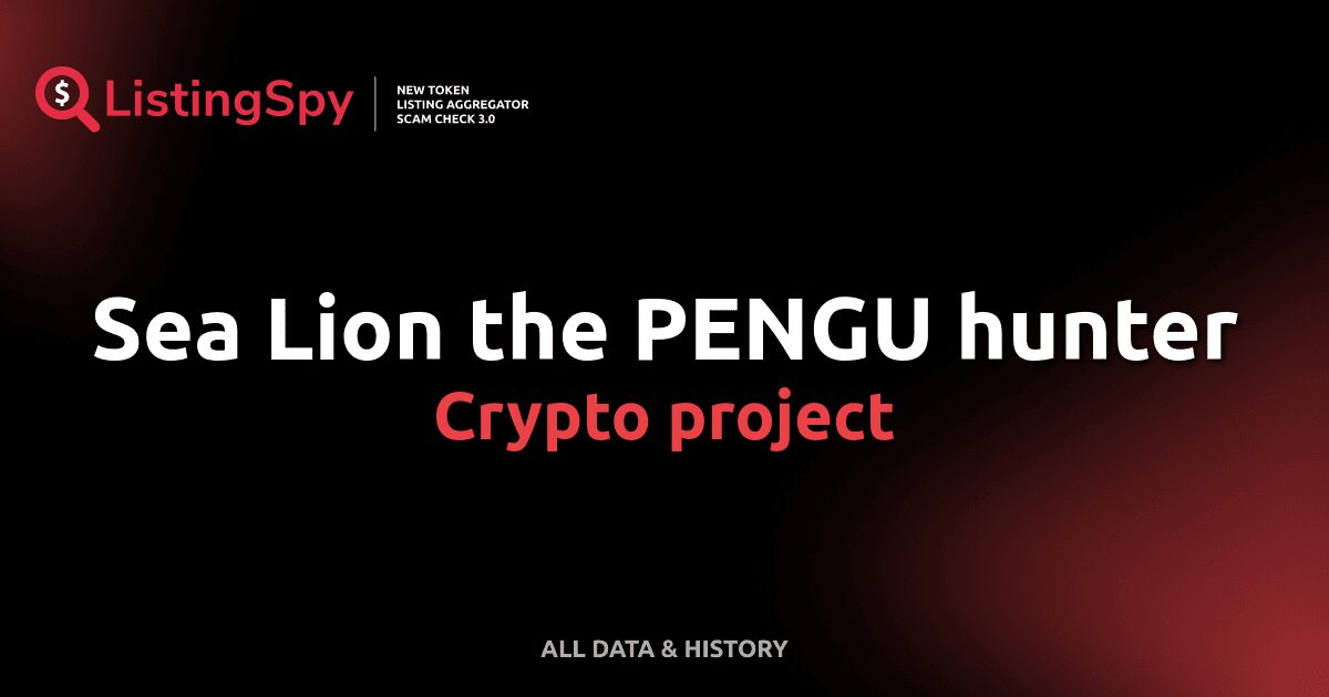 Sea Lion the PENGU hunter crypto project: LION token listings, events ...